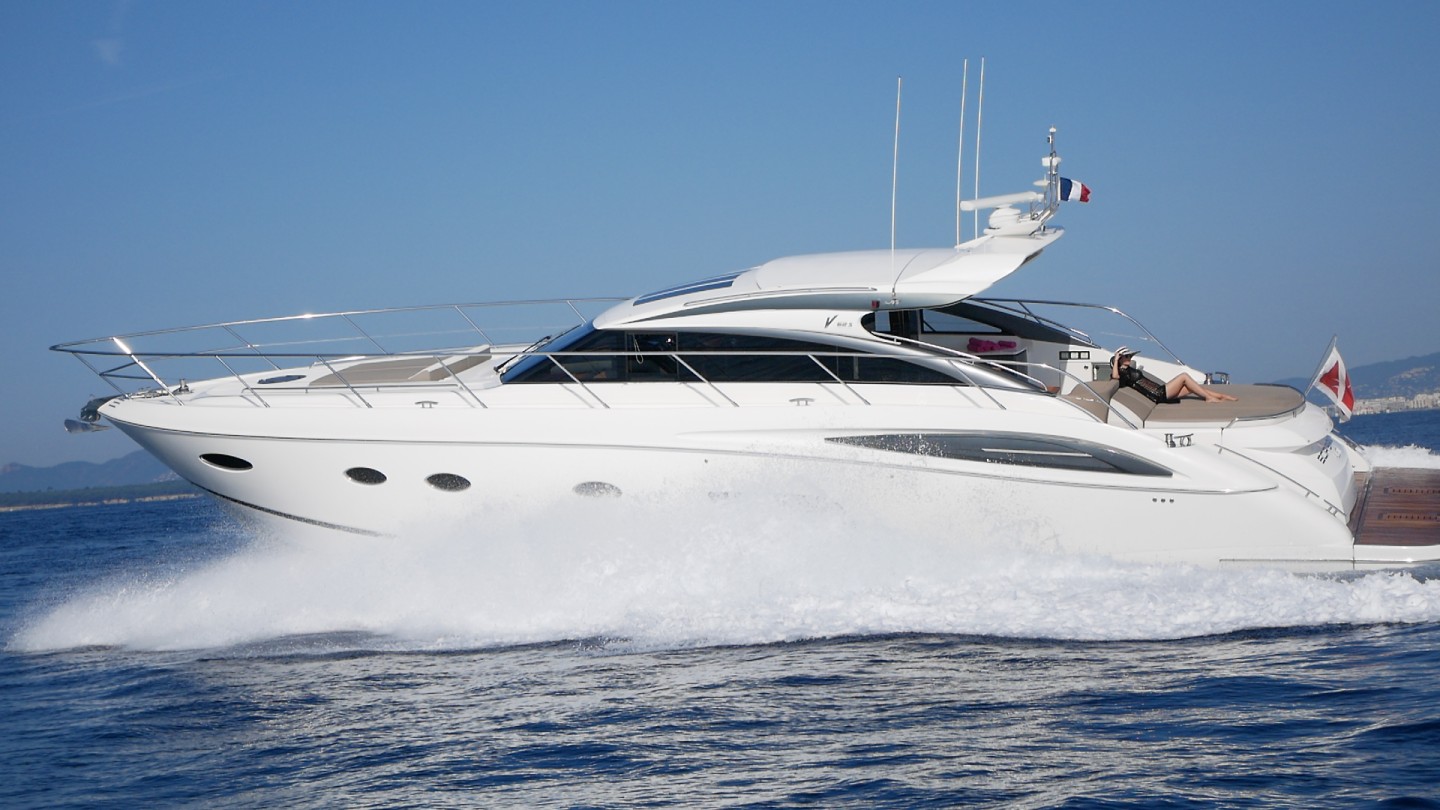 Hire a Luxury Yacht Princess V62 S in Juan-les-Pins (Princess V62 S) | SamBoat