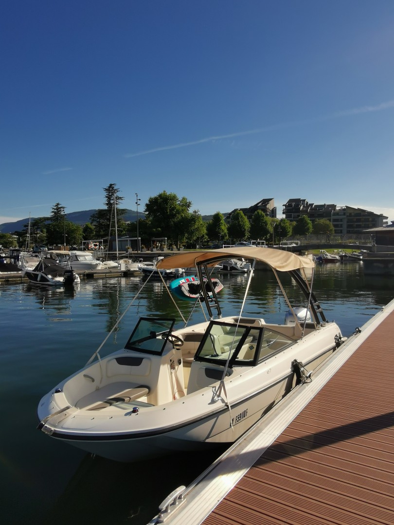 Hire a Motorboat Bayliner Element E7 in Aix-les-Bains | SamBoat