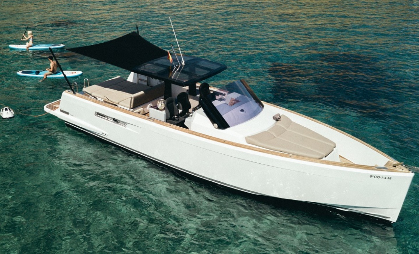 Hire a Motorboat FJORD F40 PATANDREAS in Ibiza Town | SamBoat