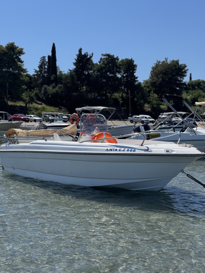 Hire a Motorboat Olympic 450 in Zakynthos (Linda) | SamBoat
