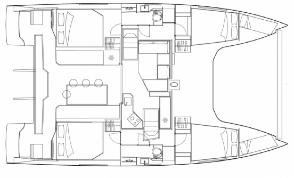 Nautitech 40 Open - Specs, layout & video | SamBoat