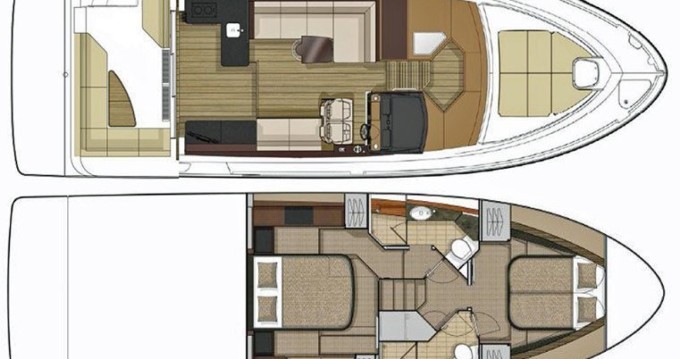 Sea Ray 460 Sundancer - Specs, layout & video | SamBoat