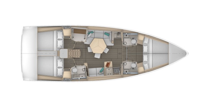 Dufour 44 - Specs, layout & video | SamBoat